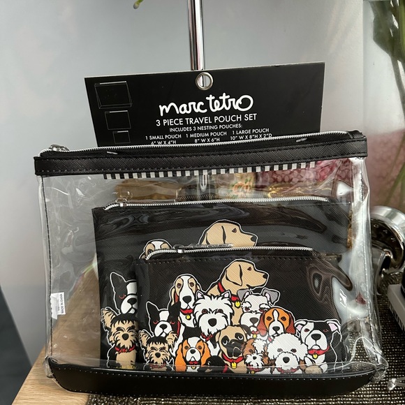 Marc Tetro | Bags | Nwt Marc Tetro 3 Piece Travel Pouch Set | Poshmark
